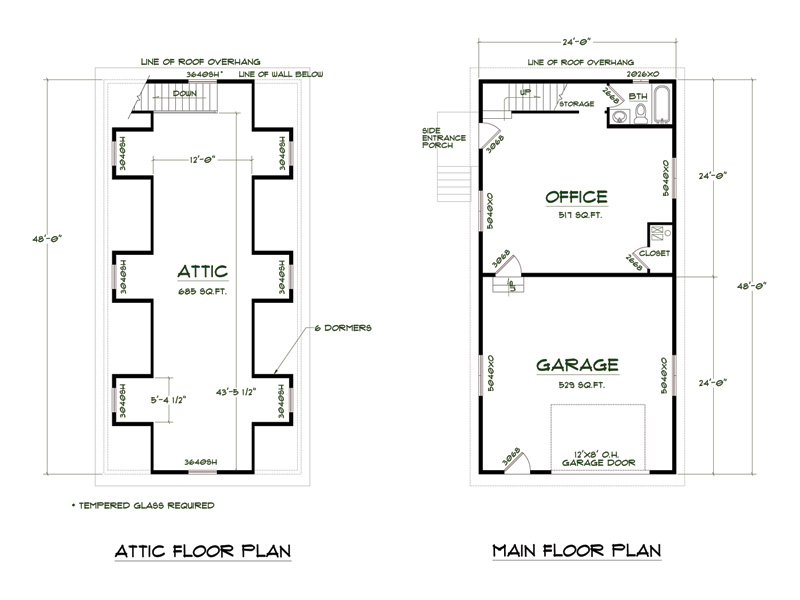 Attic Floor Plans Designs